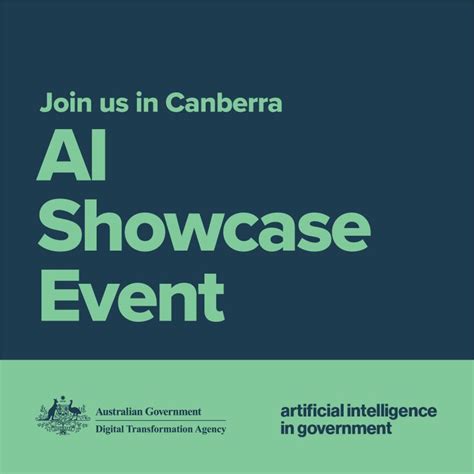 Join Us For An Australian Sme Ai Showcase In Canberra The Dta And The Australian Information
