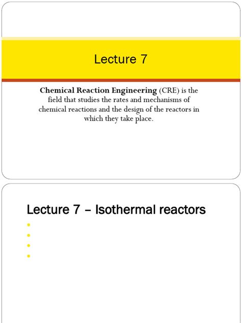 Lec7 Animated Isothermal Reactor Example Pdf
