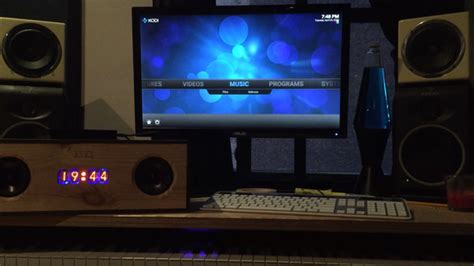 Raspberry Pi Osmc Retropie Nixie Clock Within A Bluetooth Stereo