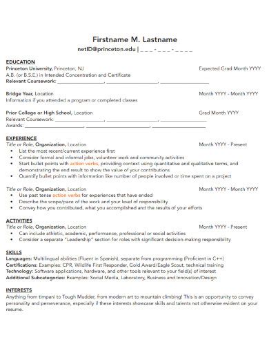 23 General Resume Examples To Download