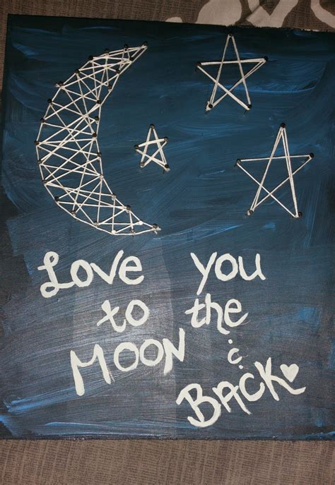 Moon String Art By Randomwhimsyy On Etsy