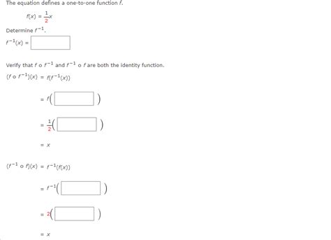 Solved Verify That The Functions Are Inverses By Showing Chegg Com
