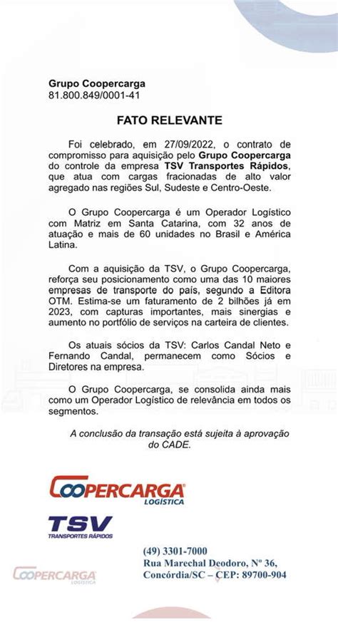 COOPERCARGA POR MAIS UM ANO ESTÁ ENTRE AS 10 MAIORES E MELHORES
