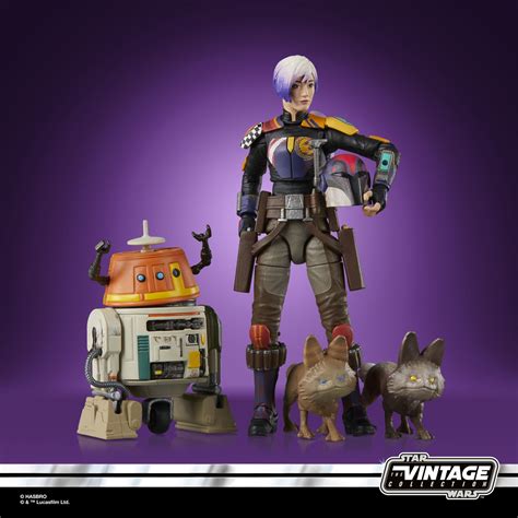 Star Wars The Vintage Collection Sabine Wren And Chopper C1 10p Star Wars Rebels Deluxe 375