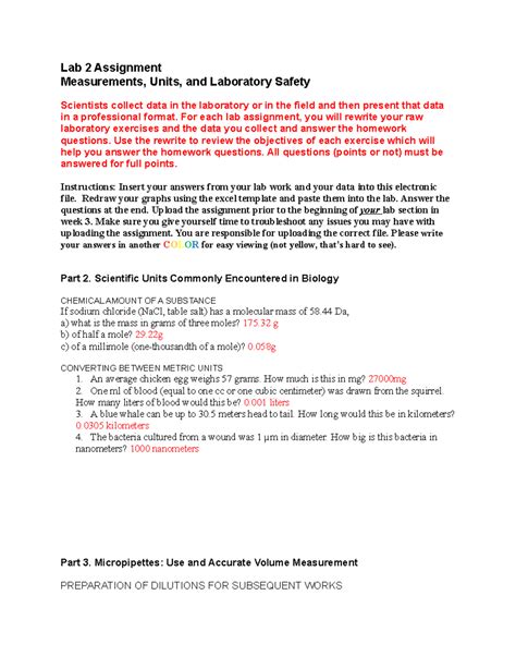 lab 2 assignment spring 24 lab 2 assignment measurements units and
