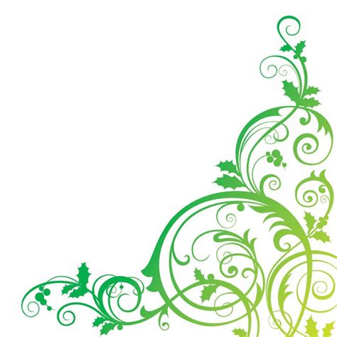 Floral Background Green Vector Illustration By Cgvector On Deviantart