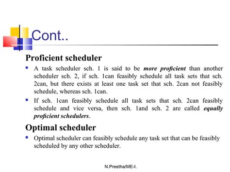 Real Time Scheduling Basic Concepts Ppt