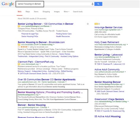Senior Housing Options Digital Marketing Agency Aspire Id