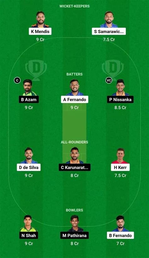 DA Vs CS Dream11 Prediction Dream11 Playing XI Today Match 16 LPL 2023