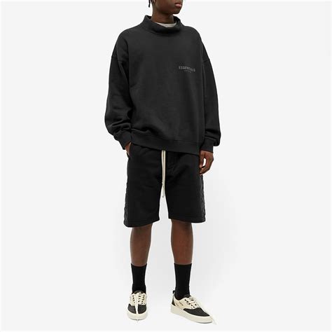 Fear Of God Essentials Mock Neck Sweat Stretch Limo End Uk