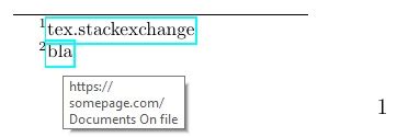 Hyperref Hyperlink In A Footnote Containing A Tex Latex Stack