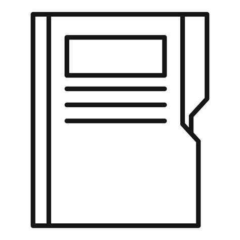 Paper Proofread Icon Outline Style 14486225 Vector Art At Vecteezy