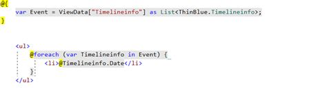 c passing data from controller to razor page error of object