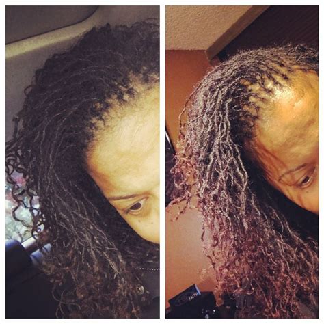 Beforeafter My 7 Month Sisterlocks Reti Natural Hair Tips Locs