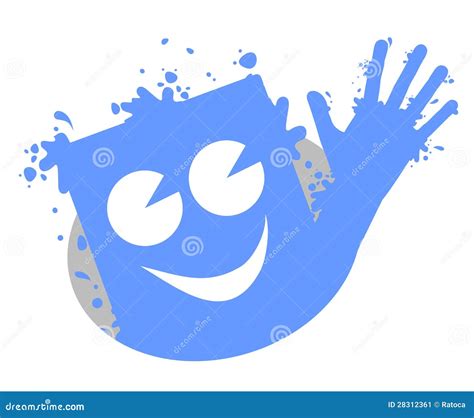 Blue Puppet Stock Vector Illustration Of Hand Comic