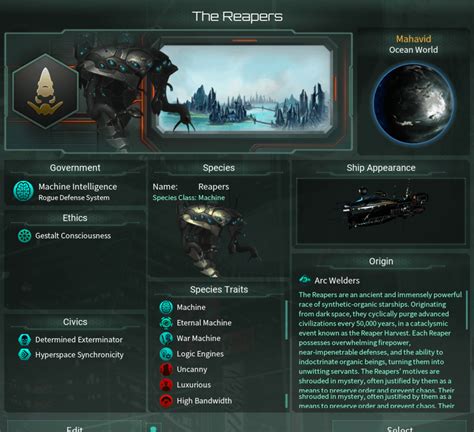 All Mass Effect Factions As Empires Rstellaris