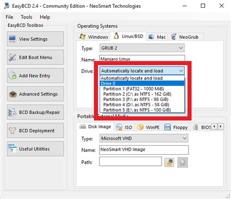 Adding Entry For Linux Using Easybcd Super User