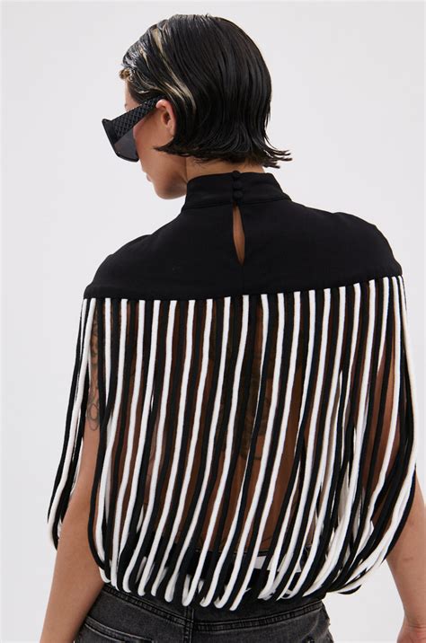 Power Trip Fringe Blouse Akira