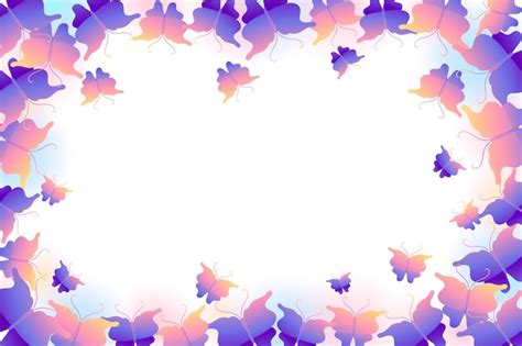 Premium Vector Gradient Colorful Butterfly Background