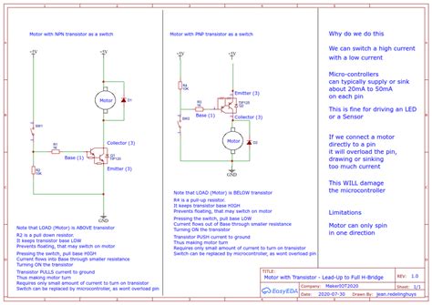 Motor With Transistor Maker And Iot Ideas