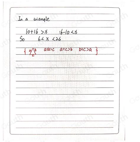 Solved 10 π An acute triangle has sides measuring 10 cm and 16 cm The