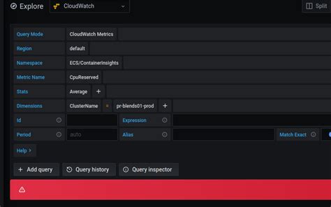 Cloudwatch Metrics Not Working On Explore Issue 31085 Grafana