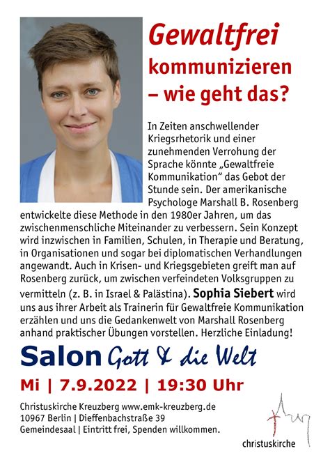 Gewaltfreie Kommunikation Emk Kreuzberg