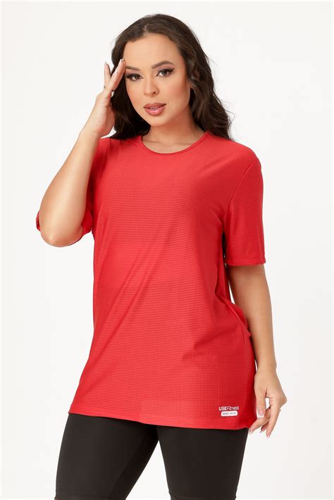 Camiseta Relaxed Dry Fit Cor Vermelho Atacado Tshirt Use Criativa