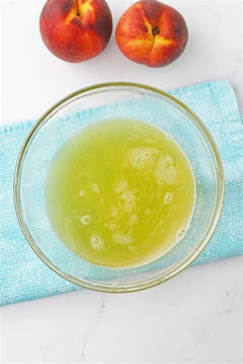 How To Make Homemade Peach Lemonade Easy Recipe Organized Island