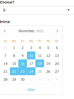 Shiny R ShinyWidgets Airdatepicker With Different Colors For Different Options Stack Overflow