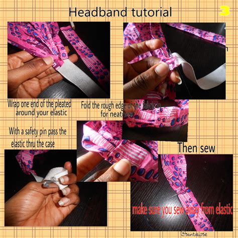 Mitchelle S Desk ANKARA HEADBAND TUTORIAL