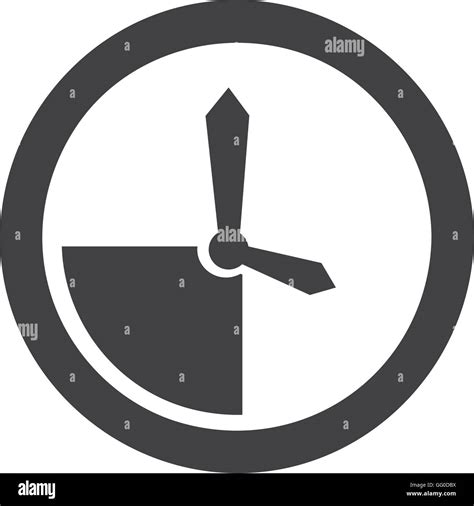 Time Clock Watch Icon Stock Vector Image Art Alamy