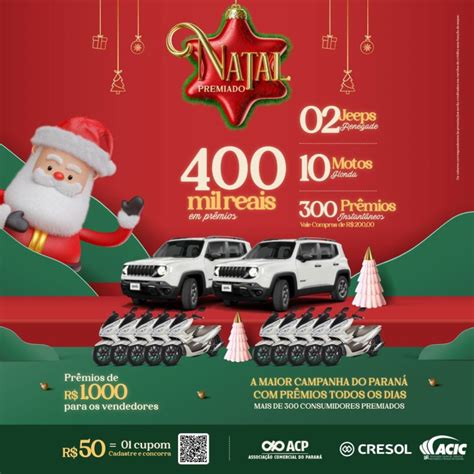 Natal Premiado 2022 Associação Comercial Industrial Agronegócio E