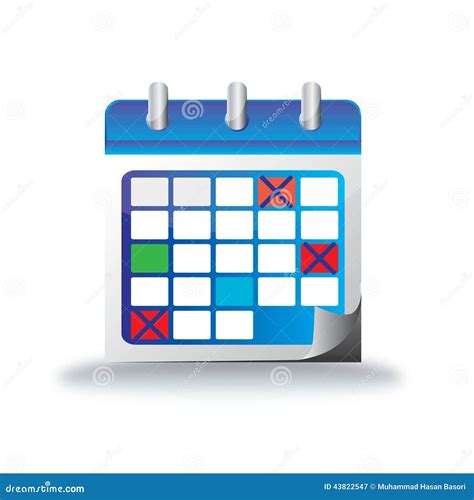 Calender Holiday Icon Stock Vector Illustration Of Travel 43822547