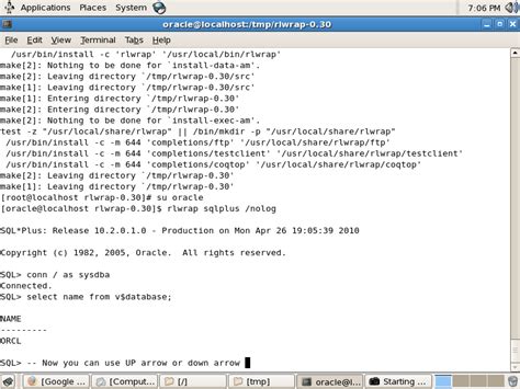 Rlwrap Linux For Oracle Sqlplus Dba