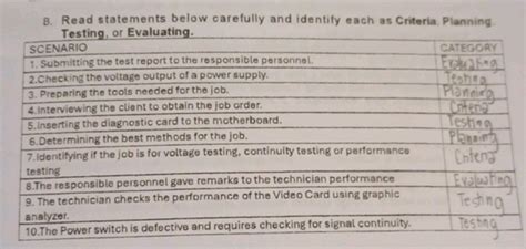 B Read Statements Below Carefully And StudyX