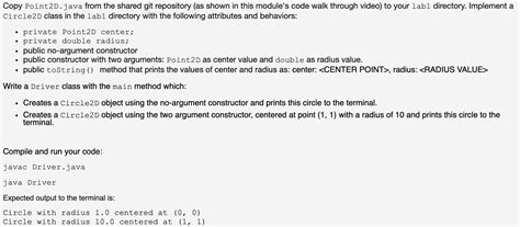Solved Copy Point2djava From The Shared Git Repository As