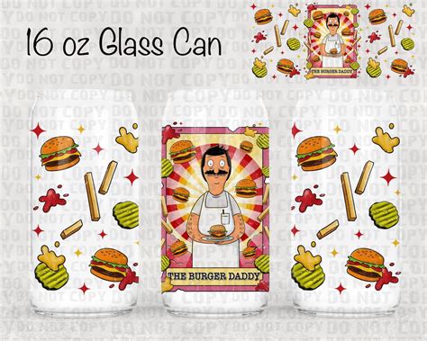 Burger Daddy Uv Cup Wrap Danni D Designs
