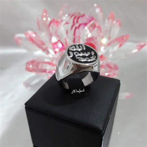 Mohr E Nabuwat Silver Plated Islamic Mens Ring Engagement Etsy