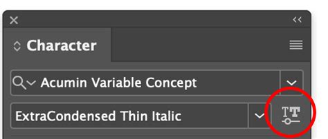 C1 Using Variable Fonts In Indesign Variable Fonts For Graphic And