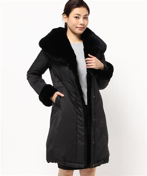 Grace Continental（グレースコンチネンタル）の「レッキスカラーダウンコート（ダウンジャケットコート）」 Wear