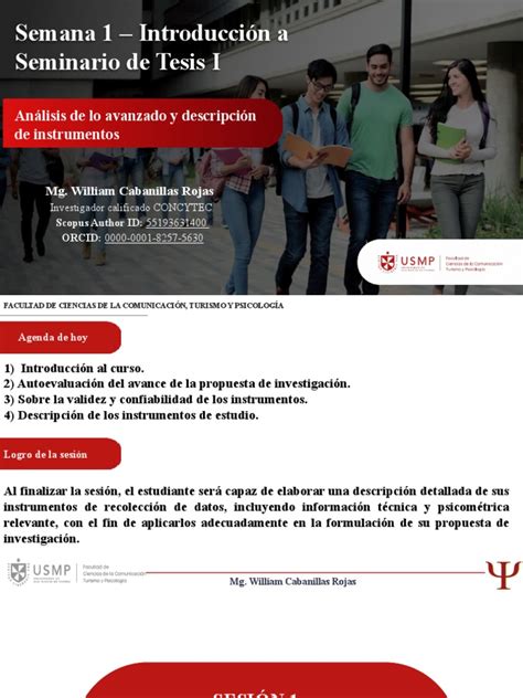 Sesión 1 Sobre La Confiabilidad Y Validez De Los Instrumentos