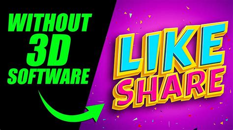 Create This D Style Text In Photoshop Most Easy Way Youtube