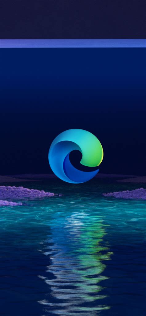 Microsoft Edge Wallpaper 4K Dark Theme Landscape Night