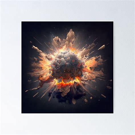 Kna Prints Poster Sonic Explosion Of Color Splendor Exploring