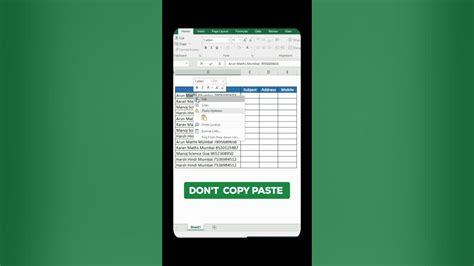 Dont Copy Paste In This Situation In Excel Text To Column Excel