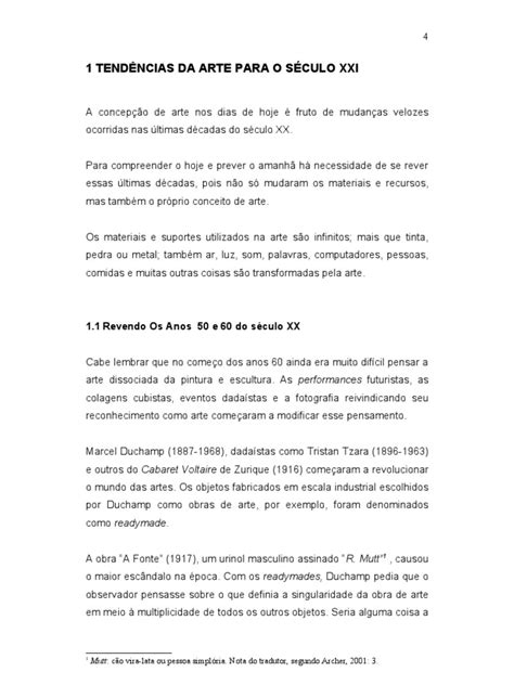 D Capítulo 1 Tendências Da Arte Para O Século Xxi Pdf Pinturas