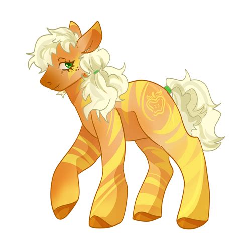 Mane Stripes Applejack X Zecora Golden Apple By Fhroggy On Deviantart