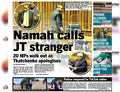 20 Mps Walk Out As Tkatchenko Apologises Post Courier
