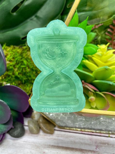 Hourglass Keychain Food Safe Silicone Mold For Resin Etsy